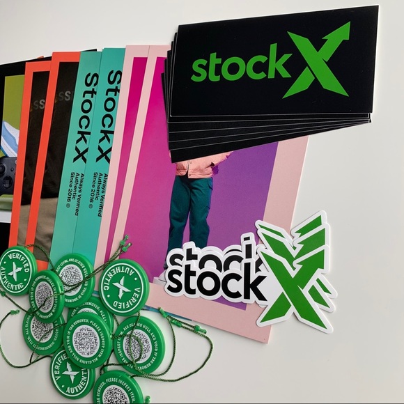 StockX | Accessories | 2 Sets Authentic Uncut Stockx Tag Sticker Card ...